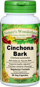 Cinchona Bark Capsules - 525 mg, 60 Vcaps™ (Cinchona succirubra) - Penn ...